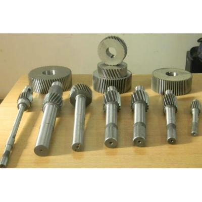 China Hardened Teeth Grinding Gear Shaft for Packing Machinery 45mm Diameter for sale