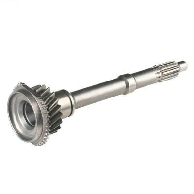 China Stainless Steel Auto Parts Shaft Gear 20mm Diameter 12 Teeth Precision Drive for sale