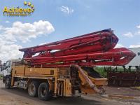 China Putzmeister M46-5 Truck-Mounted Concrete Pump - 46m Boom Reach, 160 m³/h Output Capacity - Refurbished 2022 for sale