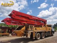 China Putzmeister M46-5 Truck-Mounted Concrete Pump - 46m Boom Reach, 160 m³/h Output Capacity - Refurbished 2022 for sale