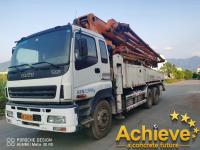 China Reconditioned Zoomlion 47X-5RZ Concrete Pump Truck 47m Boom End Hose 3000mm for sale