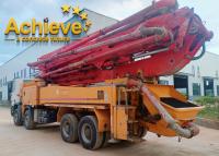 China Used Putzmeister M46-5RZ Concrete Pump on Mercedes Benz 4141 - 32 Ton Capacity with 200kg Boom Tip Load for sale