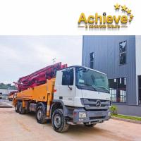 China Used Putzmeister Truck Mounted Concrete Pump M46-5 4141 32t 200kg for sale