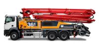 China Reconditioned Putzmeister M36-4 Concrete Pump Truck 35.6m Reach Mercedes 3341 for sale