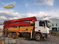 China Used Putzmeister M36-5 4141 Truck Mounted Concrete Pump 36m Boom for sale