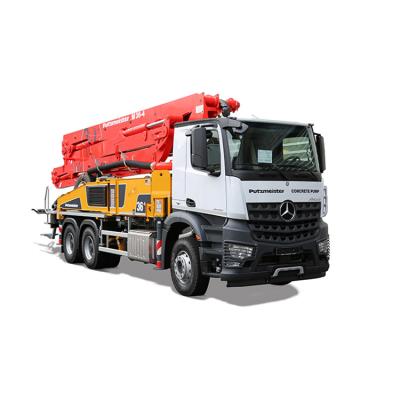 China Putzmeister M36-5 4141 Used Truck Mounted Concrete Pump Car 36m Boom for sale