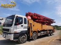 China Putzmeister M46-5 Used Truck Mounted Concrete Pump 4 Axles Under 32t for sale
