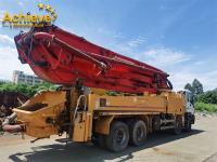 China Putzmeister M46-5 Used Truck Mounted Concrete Pump 4 Axles Under 32t for sale