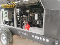 China Used ZOOMLION HBT80.16.174RSU Concrete Trailer Pump - 85/55 m³/h Output, 16/9 MPa Pressure, 7000kg Weight for sale