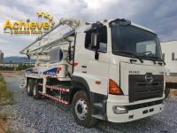 China Refurbished ZOOMLION Concrete Pump Truck 37m 120m3/h HINO Chassis for sale