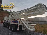 China Refurbished ZOOMLION Concrete Pump Truck 37m 120m3/h HINO Chassis for sale