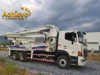 China Refurbished ZOOMLION Concrete Pump Truck 37m 120m3/h HINO Chassis for sale
