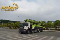 China Used ZOOMLION 67m Truck Mounted Concrete Pump 67X-7RZ 180 m3/h 9 MPa for sale