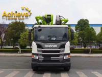 China Used ZOOMLION 67m Truck Mounted Concrete Pump 67X-7RZ 180 m3/h 9 MPa for sale