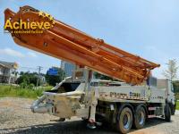 China Used ZOOMLION 38X-5RZ Concrete Pump Truck 37m Mini Diesel Mixer Pump 140m3/h for sale
