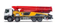 China Used Putzmeister M46-5 4141 Boom Concrete Pump 46m 5-Arm Roll-Z Fold for sale