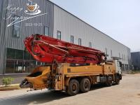 China Putzmeister M42-5 42M Boom Concrete Pump Truck 4 Axle Under 32 Tons for sale