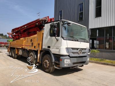 China Putzmeister M38-5 4141 Boom Concrete Pump Truck 37.5m Vertical Reach 5 Arms for sale