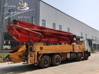 China Used Putzmeister M49-5 4141 Boom Concrete Pump Truck 48m 4-Axle Refurbished for sale