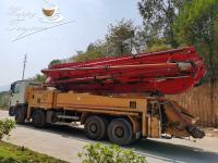 China Used Putzmeister M49-5 4141 Boom Concrete Pump Truck 48m 4-Axle Refurbished for sale