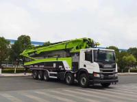 China Used Zoomlion 67X-7RZ 67m Boom Concrete Pump Truck 5-Axle 180 m3/h for sale