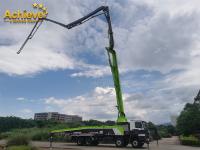 China Used Zoomlion 52X-6RZ Concrete Pump Truck 52m Boom 180m3/h PWM CAN Remote Control for sale