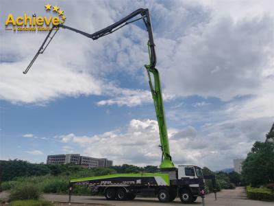 China Used Zoomlion 52X-6RZ Concrete Pump Truck 52m Boom 180m3/h PWM CAN Remote Control for sale