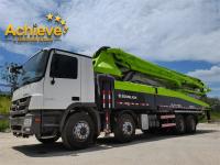 China Used Zoomlion 52X-6RZ Concrete Pump Truck 52m Boom 180m3/h PWM CAN Remote Control for sale