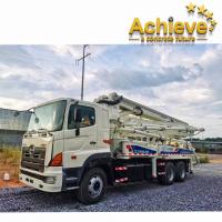 China Used Zoomlion 37X-5RZ 37M Boom Concrete Pump Truck HINO Chassis 302kW for sale