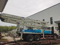 China Used Zoomlion 37X-5RZ 37M Boom Concrete Pump Truck HINO Chassis 302kW for sale