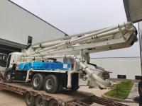 China Used Zoomlion 37X-5RZ 37M Boom Concrete Pump Truck HINO Chassis 302kW for sale