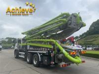 China Used Zoomlion 40X-5RZ 40M Boom Concrete Pump Truck 39.5m Reach 160m3/h Output for sale