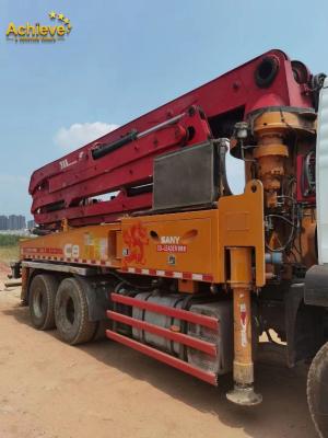 China Refurbished SANY SYG5280THB 38M Concrete Pump Truck 380C-10 SZ-IS Boom Anti Vibration for sale