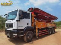 China Refurbished SANY SYG5280THB 38M Concrete Pump Truck 380C-10 SZ-IS Boom Anti Vibration for sale