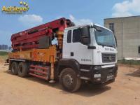 China Refurbished SANY SYG5280THB 38M Concrete Pump Truck 380C-10 SZ-IS Boom Anti Vibration for sale