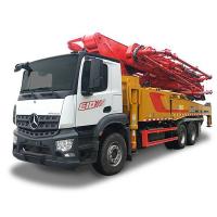 China M56 Meter Used Concrete Boom Pump SANY Putzmeister SYG5441THBCB 560C-10 56m for sale
