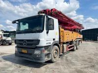 China M56 Meter Used Concrete Boom Pump SANY Putzmeister SYG5441THBCB 560C-10 56m for sale