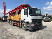 China M56 Meter Used Concrete Boom Pump SANY Putzmeister SYG5441THBCB 560C-10 56m for sale