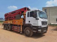 China Used SANY Putzmeister Concrete Pump 38M SYG5280THB 380C-10 Boom Truck for sale