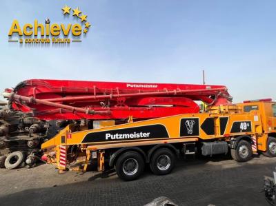 China Truck Mounted Concrete Pump Spare Parts 80m Used Boom Pump M56-5 for sale