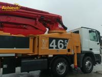 China Refurbished Putzmeister M42-5 Truck Concrete Pump 42 Meter Boom 279kW Engine for sale