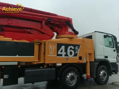 China Refurbished Putzmeister M42-5 Truck Concrete Pump 42 Meter Boom 279kW Engine for sale