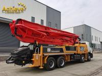 China Used Putzmeister M46-5 Truck-Mounted Concrete Pump with 32-Ton Weight and 200kg Boom Tip Load for sale