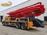 China Used Putzmeister M46-5 Truck-Mounted Concrete Pump with 32-Ton Weight and 200kg Boom Tip Load for sale