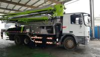 China Refurbished ZOOMLION 47M Concrete Pump with Mercedes Benz Chassis - 47m Reach, 120 m³/h Output for sale