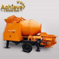 China AI-40JBC Trailer-Mounted Concrete Mixer Pump with 40 m³/h Output and 10 MPa Pressure - Self-Loading Mobile Unit for sale