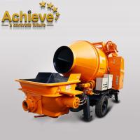 China AI-40JBC Trailer-Mounted Concrete Mixer Pump with 40 m³/h Output and 10 MPa Pressure - Self-Loading Mobile Unit for sale