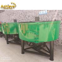 China 4KW 380V Concrete Pan Mixer with 0.9m³ Capacity - Electric Mortar Mixer 40-90 RPM for sale