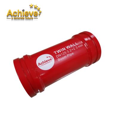 China 123mm SCHWING Pump Parts Twin Wall Pipe ST52 Casting Steel with 62-67 HRC Hardness and 80-230 Bar Pressure Rating for sale