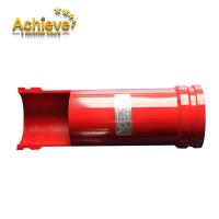 China 123mm SCHWING Pump Parts Twin Wall Pipe ST52 Casting Steel with 62-67 HRC Hardness and 80-230 Bar Pressure Rating for sale